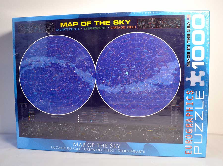Jigsaw Puzzle - Map Of The Sky – Malt House Emporium Ltd